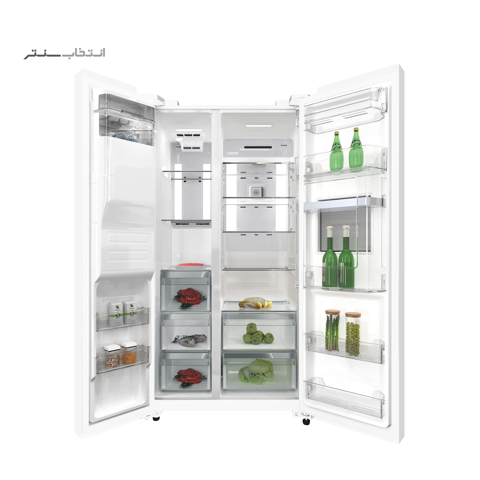 يخچال سايد بای سايد دوو سری پارامو 29 فوت مدل DS-3020MW - انتخاب سنتر